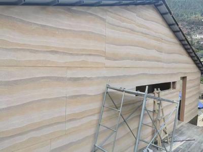 China Textured PU Flexible Artificial Stone Panel Outdoor Stone Look Wall Covering 40mm for sale