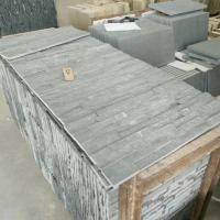 China 400x300mm Black Natural Sandstone Tiles For Outdooor Wall Claddidng for sale