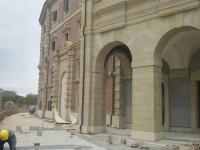 China Outdoor Flooring 10mm 15mm Natural Sandstone Tiles Bulk Packaging  Polished for sale