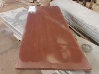China Customized Honed Finish Red Sandstone Paving Slabs With Wood Pattern for sale
