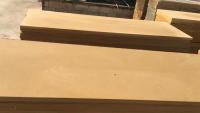 China Customizable Honed 900x600 Sandstone Slabs for sale