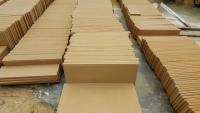 China Tumbled Finishing Rough Natural Sandstone Slabs Weathering Resistant for sale