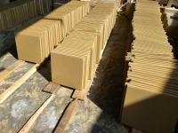 China Modern Elegant Natural Sandstone Slabs Golden Color Eco Friendly for sale