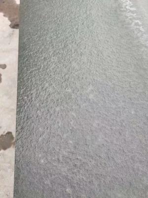 China Outdoor Paving Green 20mm Natural Sandstone Slabs With Flamed Finishing for sale