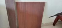 China Red Wood Veins Sandstone Wall Cladding Polished Environmental Friendly for sale