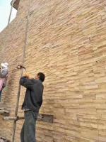 China Customized Sandstone Veneer Cladding Building Stone Cladding For Exterior Walls for sale
