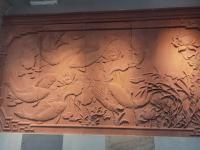 China Beautiful Wall Decoration Sandstone Carvings Exquisitely Designed for sale