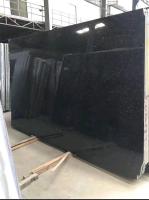 China Weather Proof Black Galaxy Granite Floor Tiles Granite Garden Tiles Easy To Clean for sale
