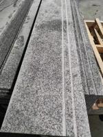 China Gray Natural G602 Granite Stone Tiles Flamed Face For Staircase Step for sale