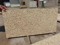China Golden Granite Stone Tiles Honed Flamed Sandblasted for sale