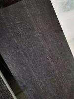 China Water Flowing Face Black Granite Stone Tiles High Strength For Outdoor Wall Cladding for sale