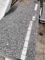 China Beveled G623 Granite Stone Slabs Natural Black Granite Table Top Slab for sale