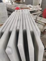China White Kitchen Marble Floor Tiles Round Edge Finishing 12x12 Marble Tile for sale