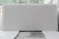 China Square Natural Pure Marble Stone Tiles With Bush Harmmered Finish for sale