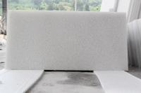 China Square Natural Pure Marble Stone Tiles With Bush Harmmered Finish for sale