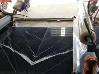 China Black Marquina Marble Stone Tiles Indoor Outdoor Moisture proof for sale