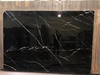 China Black Marquina Marble Stone Tiles Indoor Outdoor Moisture proof for sale