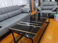China Marquina Sahara Saint Laurent Noir Marble Tiles For Kitchen Countertops 10mm for sale