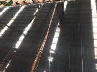 China Marquina Saint Laurent Sahara Noir Marble Slab For Wall Decoration for sale
