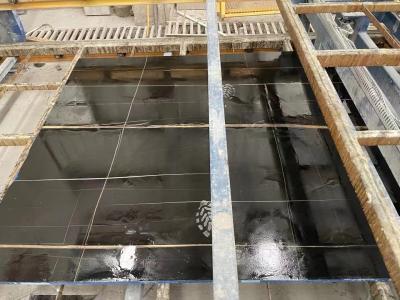 China Black Marquina Sahara Saint Laurent Noir Marble Stone Slabs For Flooring 18-100mm for sale