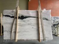 China Decorative Panda White Marble Slab Marble Wall Cladding Smooth Surface for sale