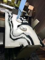 China Chinese Panda White Marble Stone Tiles Classic Look 1.2cm  Thickness for sale