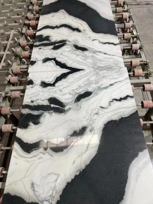 China Chinese Panda White Marble Stone Tiles Classic Look 1.2cm  Thickness for sale