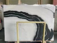 China Polished Decorative Marble Stone Slabs With Beveled Edge For Indoor for sale