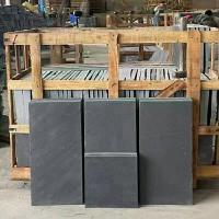 China Heat Resistant Slate Cladding Tiles 5-8mm Black Slate Roof Tiles for sale