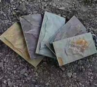 China Natural Rectangular Slate Stone Tiles For Home Decoration for sale
