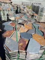 China Rusty Color Slate Stone Tiles Easy Maintenance For Gadern Step for sale