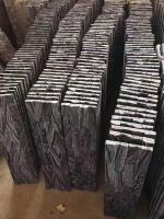 China Water Flowing Stone Black Slate Bathroom Tiles 1.8cm-20Cm abrasion resistance for sale
