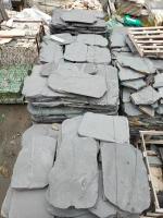 China Weather Proof Black Slate Step Tiles Slate Garden Tiles Heat Resistance for sale