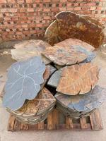 China Rusty Color Slate Stone Tiles Easy Maintenance For Gadern Step for sale