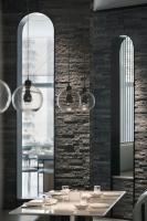 China Square Wall Coverings Volcanic Rock Tiles Black Volcanic Stone Tiles 30cm 40cm for sale
