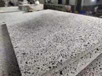 China Garden Decorations Grey Volcanic Rock Stone Wall Tiles 50cm Eco Friendly for sale