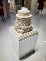 China Home Decoration Natural  Limestone Tiles With Cnc And Hand Carving for sale