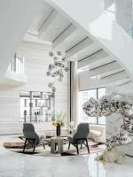 China Bianco Covelano Lucidato Artificial Quartz Stone Slab Scratch Resistant for sale