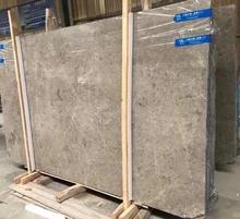 China Wooden Crate Marble Wall Tiles with Honed Finish for Packaging for sale