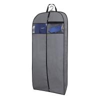 China Cloth Lightweight Travel Garment Bag For Suits Protector Hanging Zipper 24x32