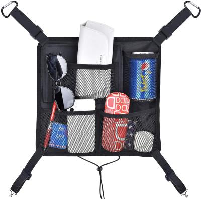 China Car Seat Side Back Storage Net Bag Purse Auto Netting Bag Pocket Hand for sale