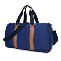 China 12OZ Mens Womens Canvas Overnight Bag , Large Travel Duffle Bags for sale