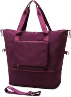 China Large Capacity Expandable Dry Wet Separation Bag Travel Carry On Tote With Shoulder Strap for sale