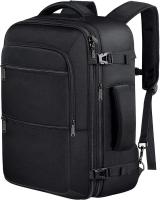 China Black 40L Expandable Carry On Luggage Bag Flight Approved Outdoor Duffel Travel Bag for sale