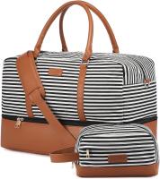 China Waterproof Large Carry on Overnight Waterproof Mommy Hospital Weekender Duffle Travel Bag with Shoe Compartment for sale