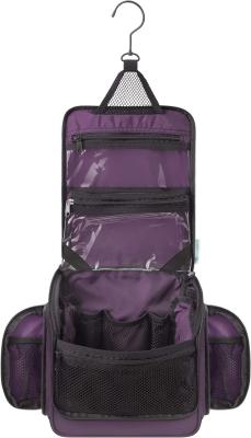 China Hanging Toiletry Travel Bag with Expandable Compartments Detachable TSA Friendly Clear Pouch for sale