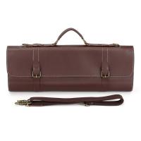 China Luxury Folding Knife Storage Bag Leather For Chefs Tactical 20x1.5x9