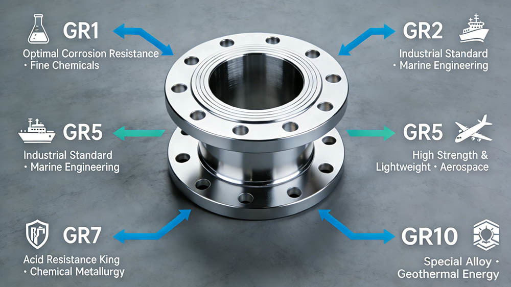 titanium flange