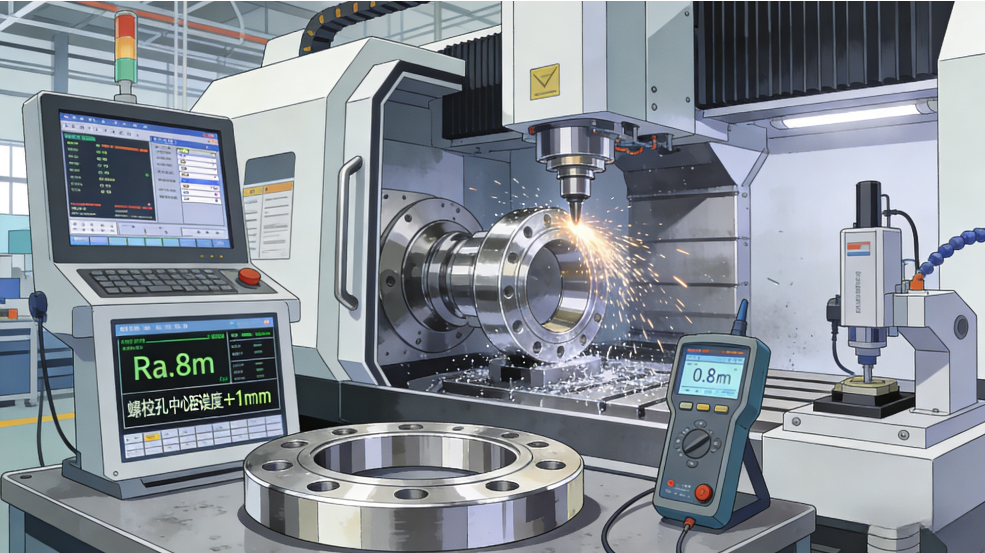 titanium flange