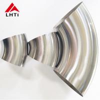 China Titanium Alloy 90 Degree Elbow Pipe Fittings ASTM B363 WPT2 LR / SR 2inch Sch10s for sale